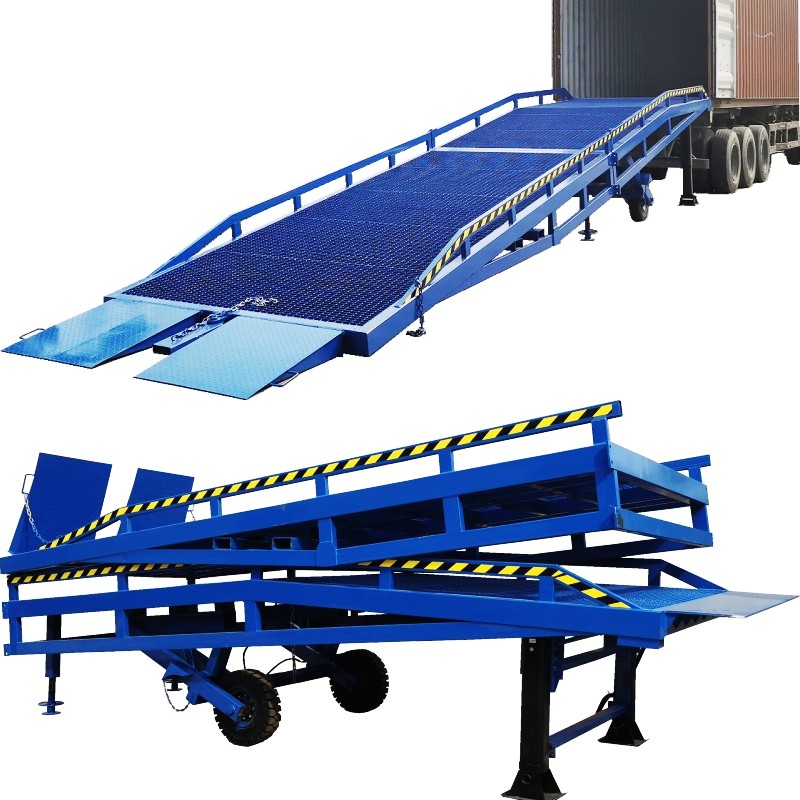 Mobile forklift ramp/Hydraulic forklift dock ramp /weijieli - Foshan ...